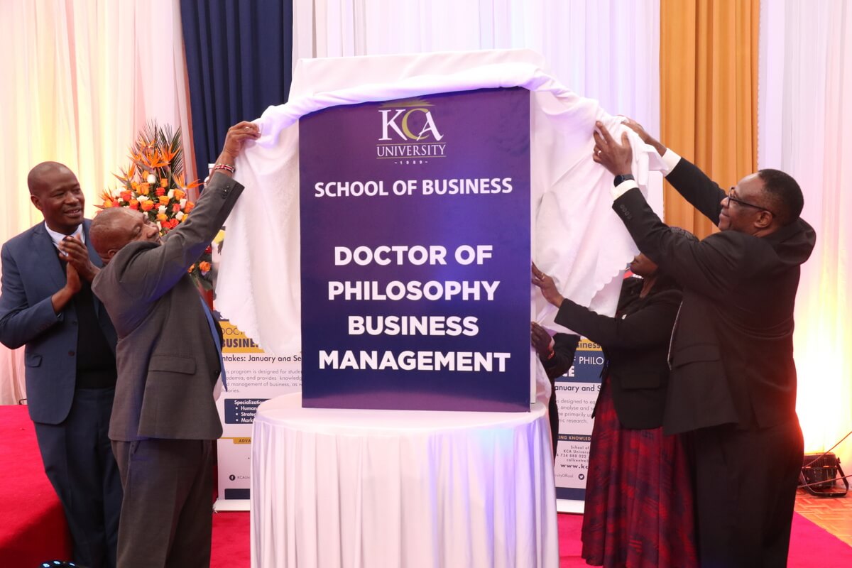 KCA University Launches New PhD programme - School of Business - KCA ...
